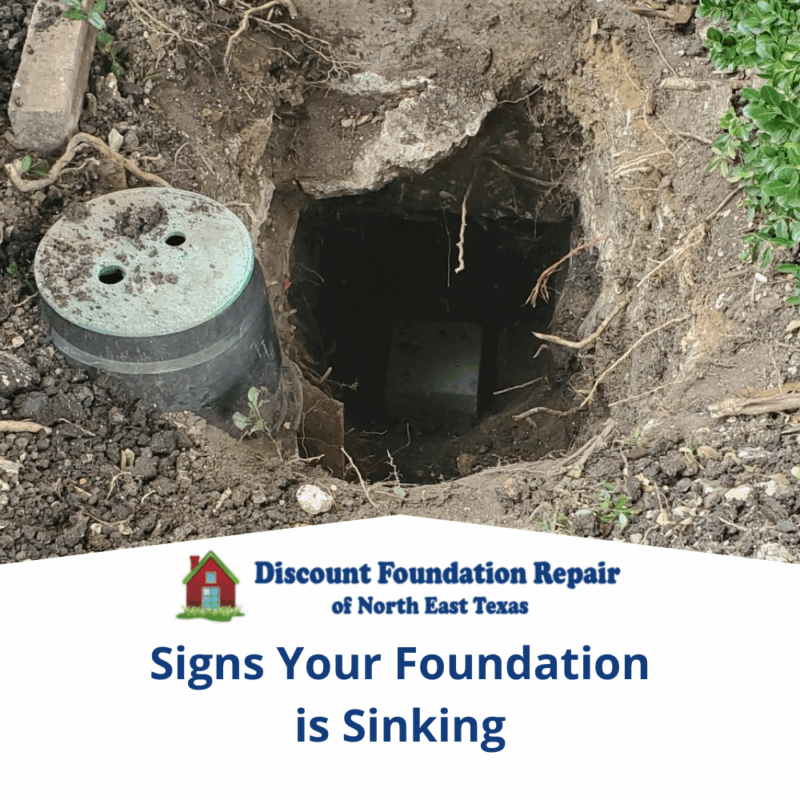 Signs Your Foundation is Sinking - Discount Foundation Repair